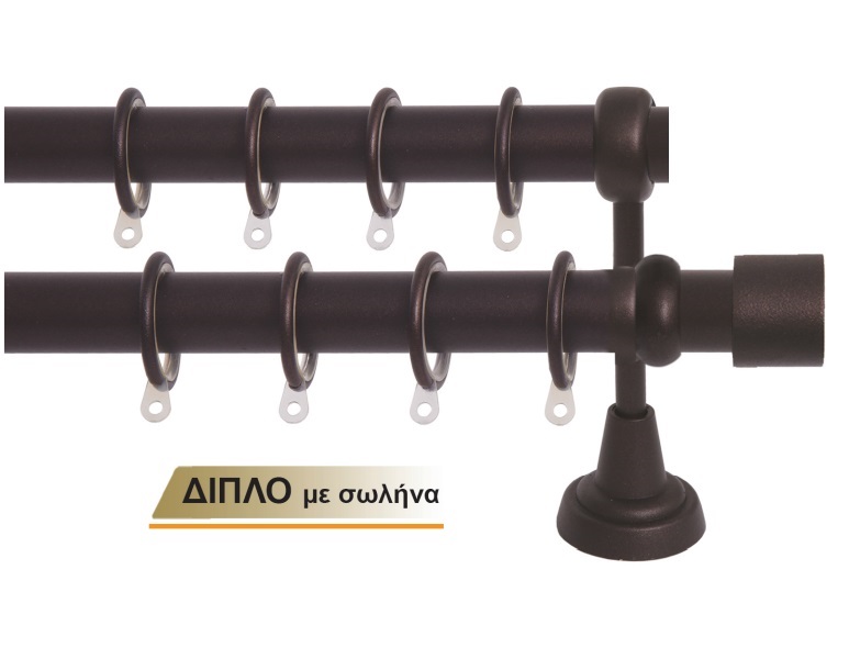 οικονομικά μεταλλικά κουρτινόξυλα σκουριά